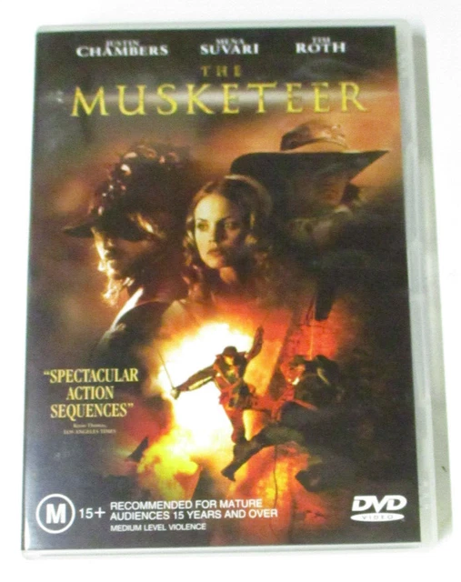 THE MUSKETEER - Justin Chambers, Mena Suvari, Tim Roth - DVD $6.95 ...