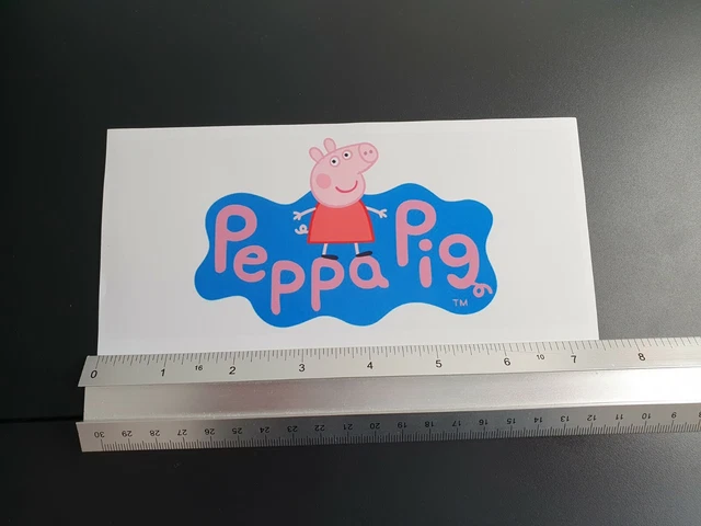 PEPPA PIG STICKER Peppa Pig Logo Sticker £2.90 - PicClick UK