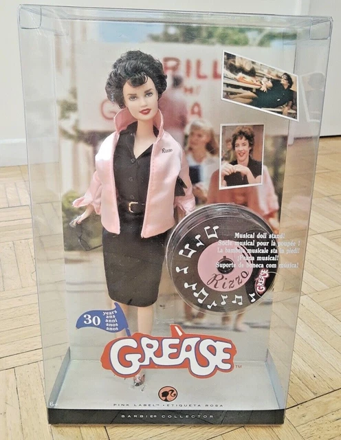 NEW BARBIE GREASE 30 Years Rizzo Doll Pink Label Collector Edition New ...