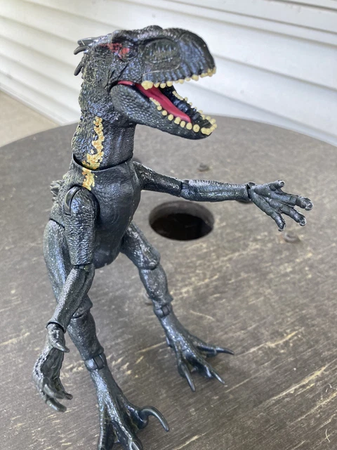 MATTEL JURASSIC WORLD Super Posable Indoraptor Park Raptor Figure ...