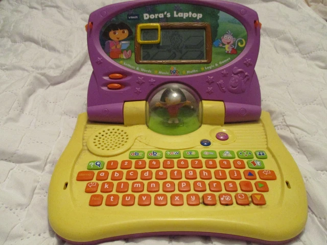 VTECH DORA THE Explora Laptop - animated Dora - fun education learning ...