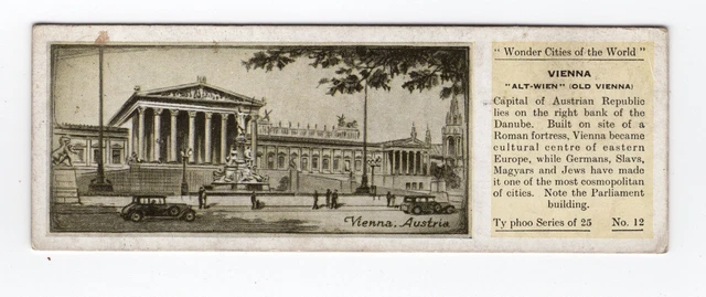 WONDER CITIES OF the World. Parliament Building, Vienna, Austria $4.99 ...
