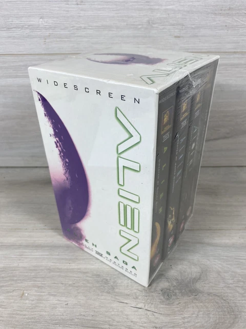 THE ALIEN SAGA (Box Set) Widescreen Vhs Sealed Set Rare Find £30.00 ...