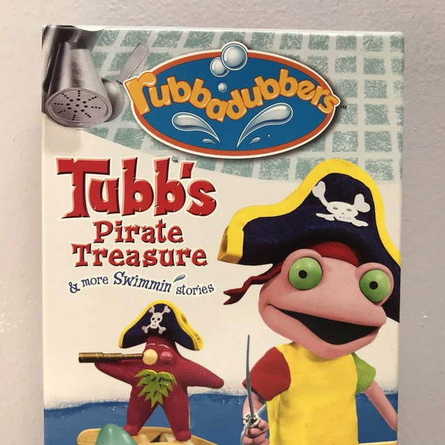 NICK JR RUBBADUBBERS: Tubbs Pirate Treasure VHS Video Tape 2004 ...