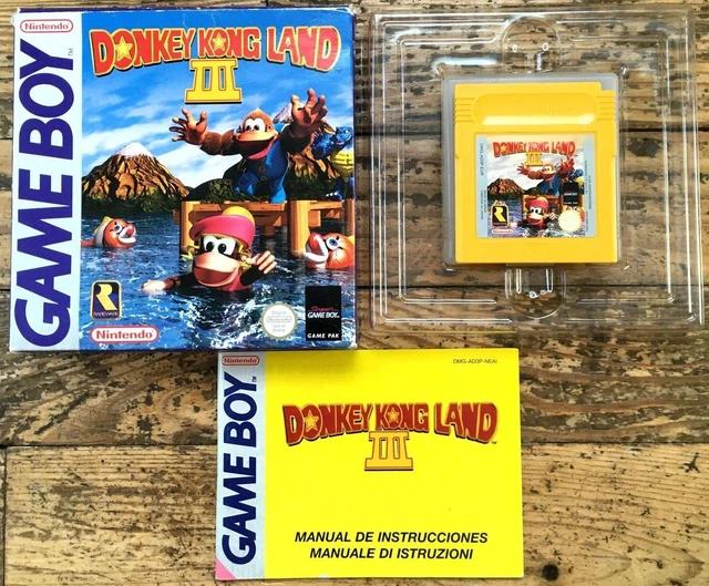 DONKEY KONG LAND Iii Complet Boîte Notice Gameboy Fat Pal Neai Esp It ...
