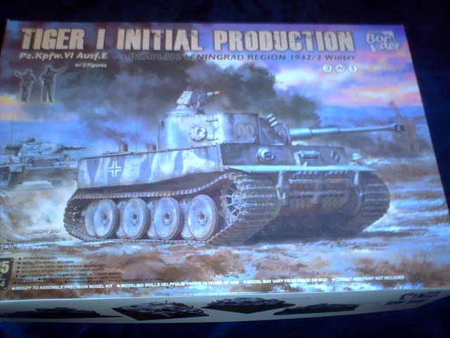 BORDER 1/35 SCALE Wwii German Heavy Tank Tiger I Initial Prod 1942/3 ...