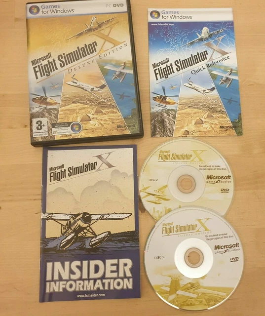 MICROSOFT FLIGHT SIMULATOR X Deluxe para PC, DVD-ROM (Windows ...