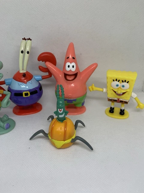SPONGEBOB SQUAREPANTS TOY Figures 5 Simba Toys Plastic 2011 Set £19.99 ...