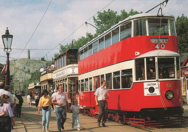 VINTAGE J. ARTHUR Dixon Tramway Museum Crich Metropolitan Tram 331 ...