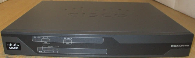 CISCO C887VA-W-E-K9 V01 Integrated Services Router C800-UNIVERSALK9-M ...
