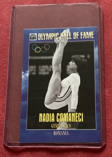 NADIA COMANECI ROOKIE Alto Si Per Bambini Rara Ginnastica Olimpica ...