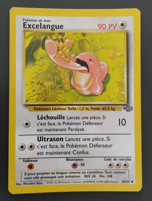 CARTE POKÉMON - Excelangue 90 PV 38/64 2000 Wizards EUR 1,70 - PicClick FR