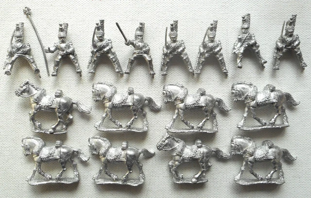 Eight 28mm French Napoleonic Cuirassiers Cavalry Foundry Miniatures £23 55 Picclick Uk