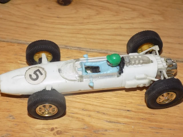 TRI-ANG SCALEXTRIC FORMULA Junior COOPER F1 car (C81). White £7.99 ...
