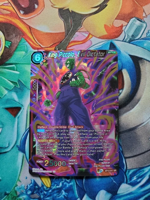 DRAGON BALL SUPER CG - King Piccolo, Evil Dictator - BT12-017 SR EUR 1,81 - PicClick FR