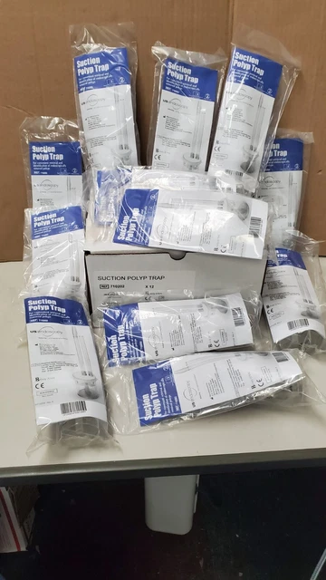 24 ENDOSCOPY POLYP Trap, 710202: STERIS SUCTION POLYP TRAP, FOUR ...