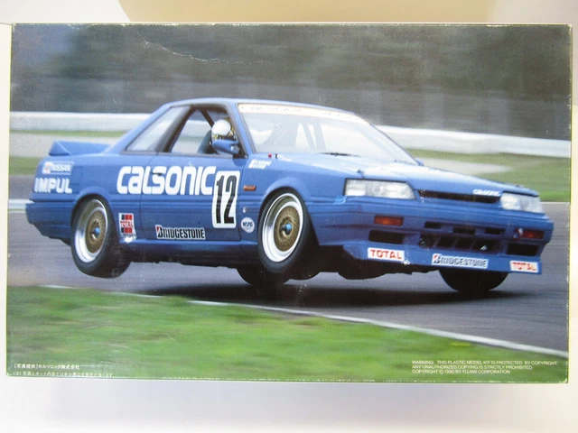 FUJIMI 1:24 SCALE Calsonic Skyline GTS-R Group A Racing Model Kit ...