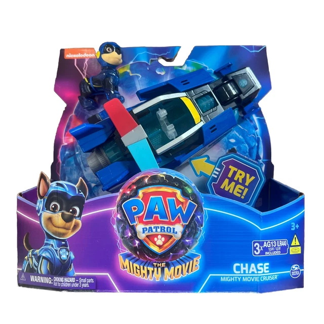 PAW PATROL THE Mighty Movie Chase Mighty Transforming Cruiser NEW $14. ...