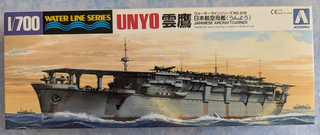 MAQUETTE WW2 DU porte avions (aircraft carrier) japonais Unyo - Aoshima ...