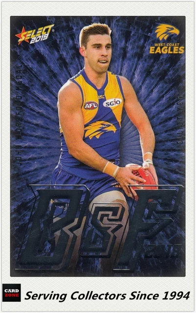2019 AFL FOOTY Stars Best&Fairest Trading Card Bf17 Elliot Yeo-W.coast ...
