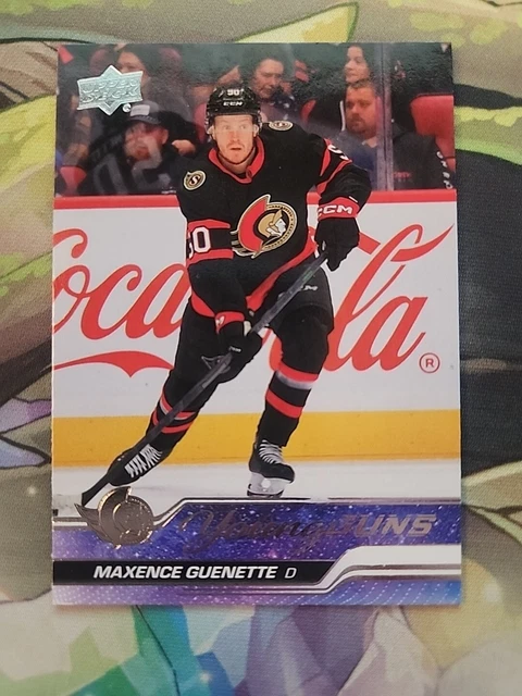 2023-24 UD UPPER Deck Series 2 Maxence Guenette RC Young Guns Senators ...