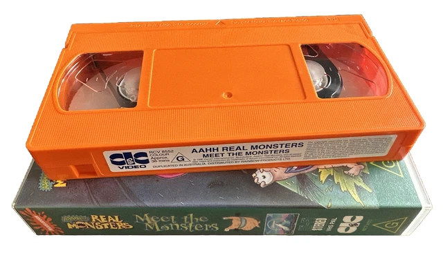 AAAHH!!! REAL MONSTERS VHS - Meet The Monsters - 90s Nickelodeon ...