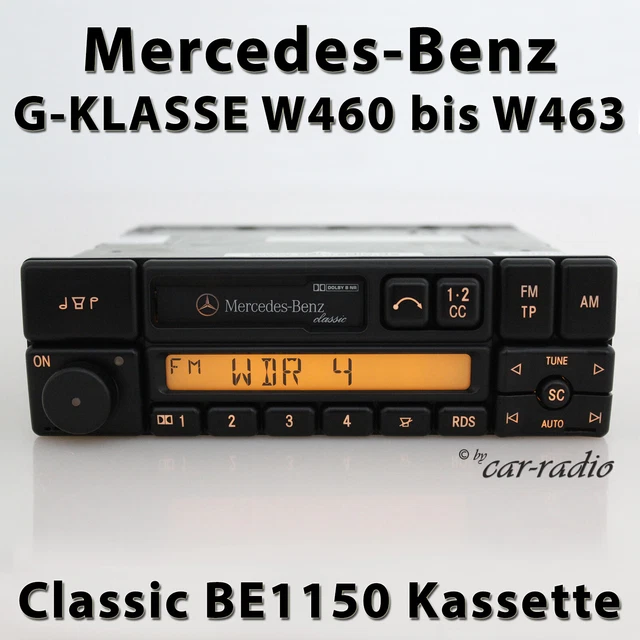 ORIGINAL MERCEDES CLASSIC BE1150 Becker Radio W460 bis W463 G-Klasse ...
