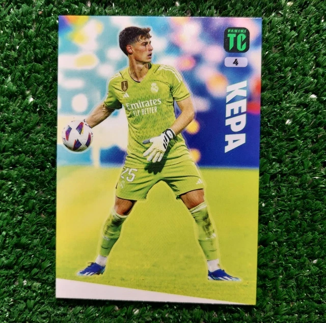 CARD TOP CLASS 2024 Real Madrid N°4 Kepa Panini Carta ⚽️ EUR 1,00 ...