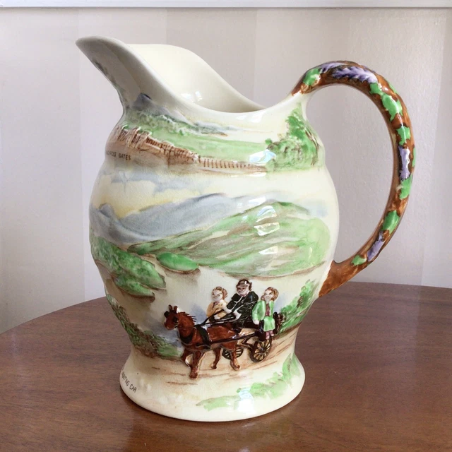 1930S CROWN DEVON RARE - KILARNEY - Musical Jug Of Irish Interest ...
