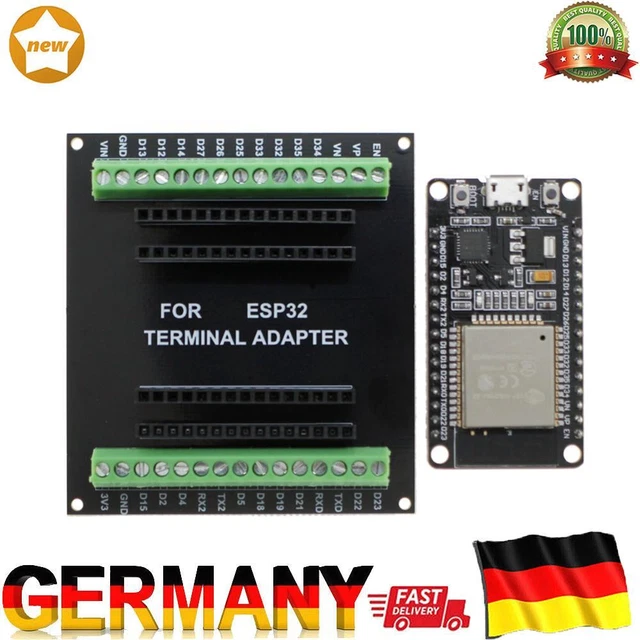 ESP32 MODULE BLUETOOTH-COMPATIBLE NodeMCU-32S Lua 38Pin GPIO Expansion Board EUR 11,53 - PicClick DE