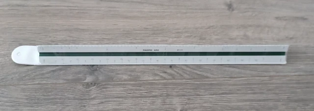 PACIFIC ARC 95120 Architect Scale Drafting Triangular Ruler New! $8.99 ...