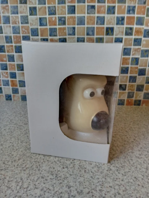 WALLACE & GROMIT HEAD SHAPED Mug AARDMAN NOSE GLOWS 8CM X 9CM HIGH NEW ...
