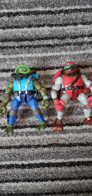 TEENAGE MUTANT NINJA Turtles Deep Divin Leonardo & Raphael 2004 TMNT ...