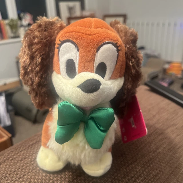 DISNEY EXCLUSIVE FIFI Minnie Mouse’s Dog Plush With Green Bow £12.00 ...