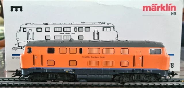 MÄRKLIN HO RÉF 3378 (rare) - Motrice diesel orange /DELTA-V31 de HEG DB ...