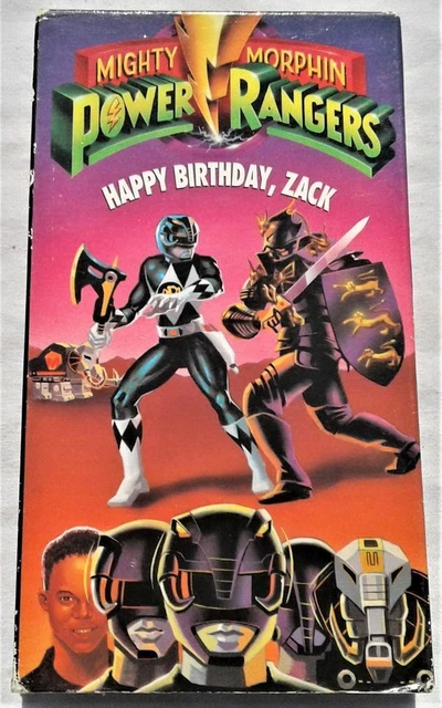 Mighty Morphin Power Rangers Happy Birthday Zack Vhs 1993 Saban