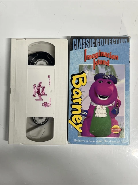 BARNEY - BARNEYS Imagination Island (VHS 1999 Classic Collection) white ...