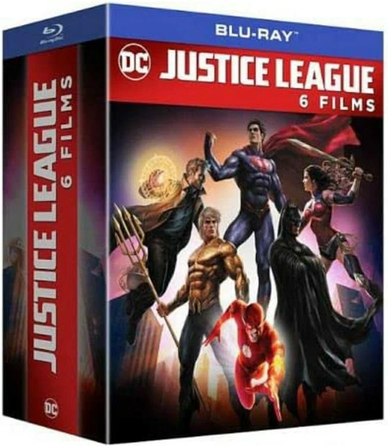 COFFRET BLU RAY Justice League - 6 films d'animation Neuf EUR 120,00 ...