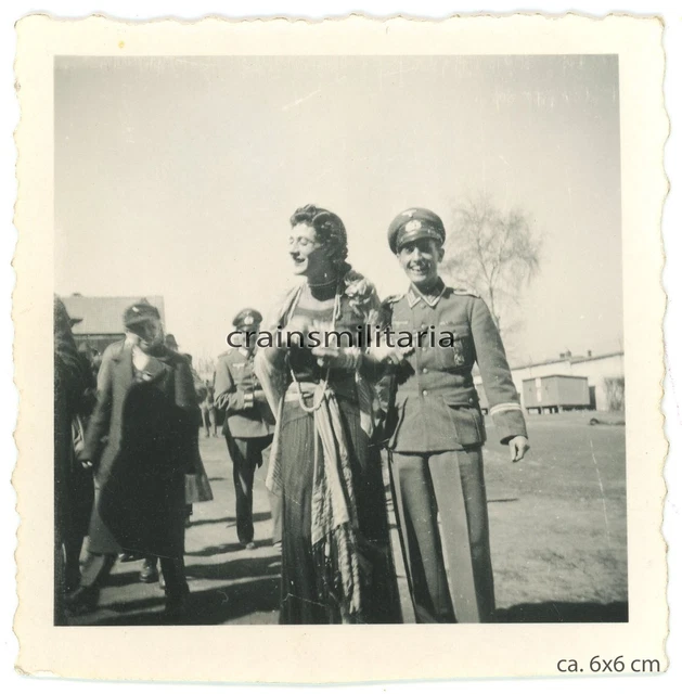 ORIG. FOTO SOLDAT als Zarah Leander Transvestit in ZNAIM Znojmo ...