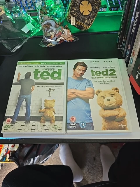 TED 1 AND Ted 2 (DVD, 2012) Mark Wahlberg {Comedy} Mila Kunis [Region 2 ...