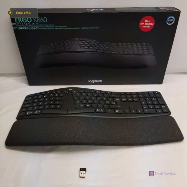 LOGITECH YR0072 ERGO K860 Wireless Ergonomic Windows Mac Keyboard £89. ...