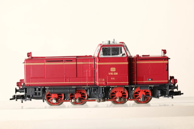ROCO H0 63940 Diesellok V65 008 der DB digital ESU rot in OVP (295481 ...