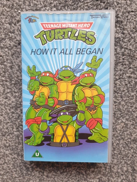 TEENAGE MUTANT HERO Turtles VHS How It All Began 1987 TMNT Retro £7.99 ...