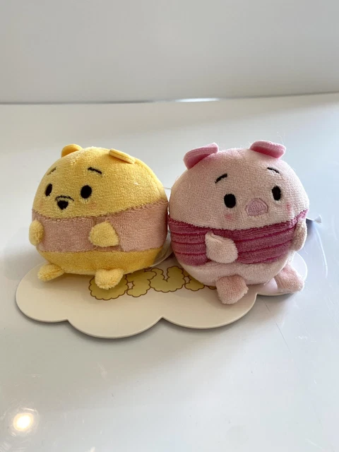 DISNEY STORE JAPAN Winnie the Pooh & Piglet Ufufy Mini Plush Set New With Tags £18.50 - PicClick UK