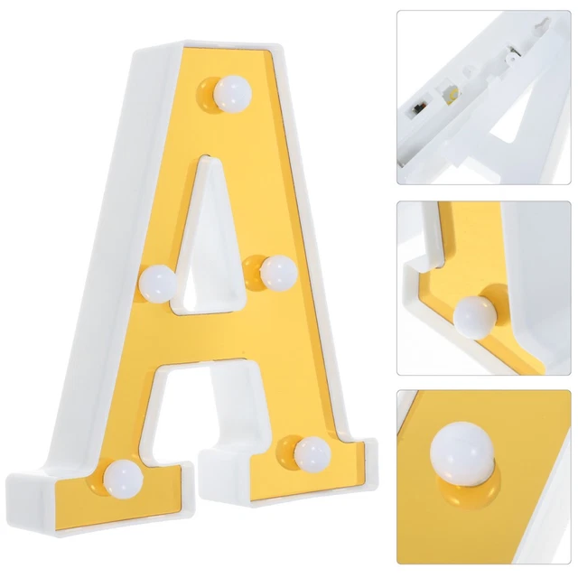 DELICATE ALPHABET LETTER A Modeling Light Creative Led Light Decoration ...