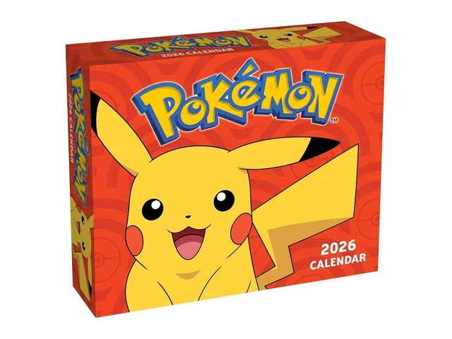 POKÉMON 2026 DAY-TO-DAY Calendar by Pokémon (2025, Calendar) EUR 15,98 ...