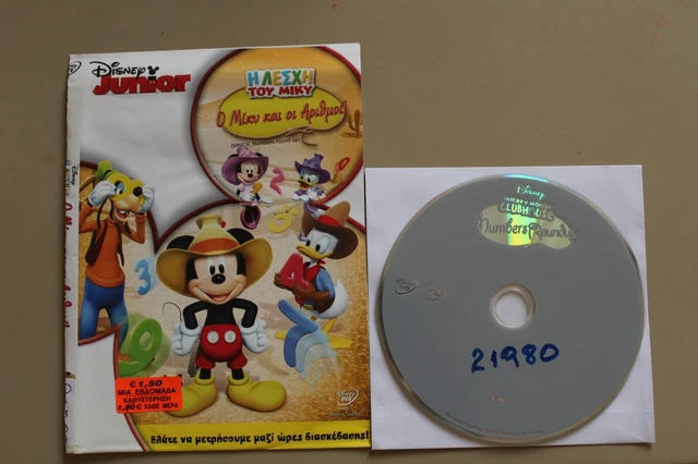 MICKEY MOUSE CLUBHOUSE: Mickey's Numbers Roundup DVD PAL FORMAT REGION ...