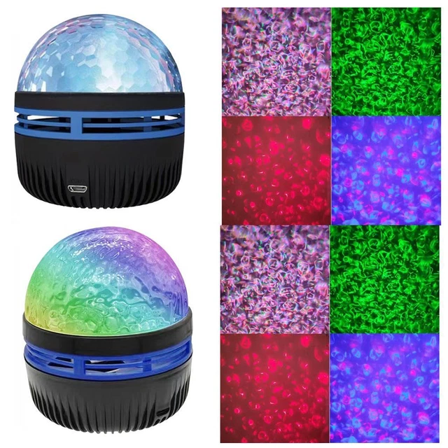 WATER RIPPLE STARRY Sky Projection Lamp Bedside Atmosphere Lamp R6L4 £8 ...