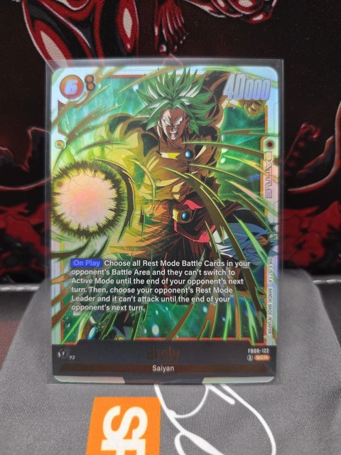 BROLY SCR FB08-122 | Dragon Ball Super Fusion World: Saiyan’s Pride £35 ...