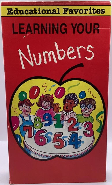 LEARNING YOUR NUMBERS VHS 1987 **Buy 2 Get 1 Free** £3.77 - PicClick UK